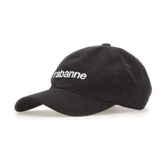 Paco Rabanne Femme, Accessoires, Noir, Taille: ONE Size Logo Cap