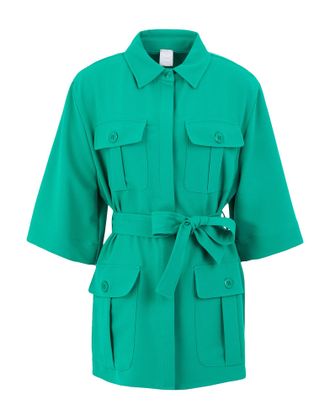 8 by YOOX CR&Ecirc;PE SAFARI SHACKET