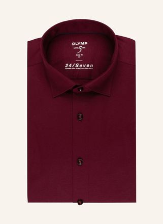 Olymp Jerseyhemd Level Five 24/Seven Body Fit rot