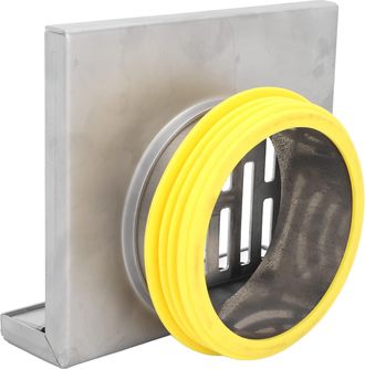 Generic Langlebiger L-förmiger Eck-Bodenablauf aus Edelstahl, Verschleißfest, Rostfrei, mit Drahtzug, Hohe Praktikabilität für Badezimmer, Küche, Balkon