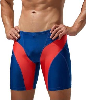 Generic HUIWDP Pantalon de bain d&eacute;t&eacute; pour homme Multicolore, A2, L