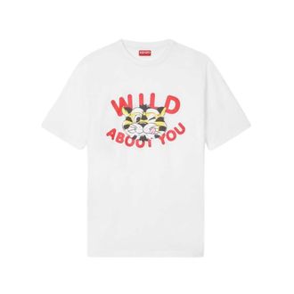 Kenzo Homme, Tops, Beige, Taille: M T-shirt Wild Tiger
