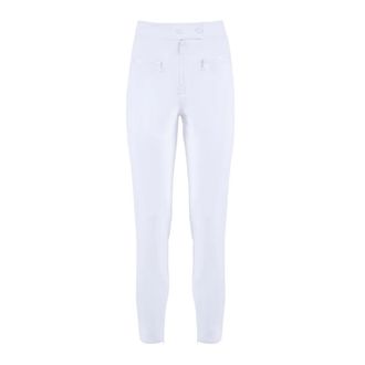 Nenette Slim-fit Hose - - Trousers - Damen - Wei&szlig; - S