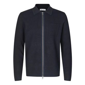 Sams&oslash;e & Sams&oslash;e Guna X Zip - - Knitwear - Herren - Blau - XL