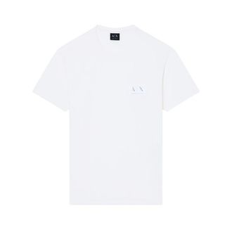 A|X Armani Exchange Homme, Tops, Blanc, Taille: S T-Chemises
