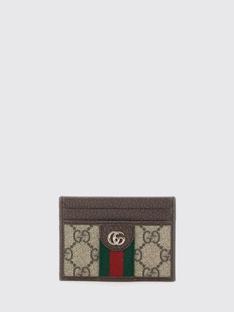 Gucci Porte-cartes plat en tissu GG Supreme avec cinq fentes
