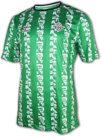 Hummel Betis Sevilla Pre Game Jersey 24 25 Betis Balompie Aufwärmtrikot Shirt, Größe:XXL