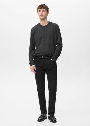 Mango Jean Patrick slim fit Ultra Soft Touch black denim - Homme - 38 - MANGO MAN