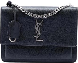 Saint Laurent Pre-owned The Sunset Shoulder Bag - Femme - Pre-owned - Noir - Taille: ONE Size