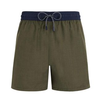 Vilebrequin Ultrafine Merino Wool Super 120s Badeshorts - - Swimwear - Herren - Gr&uuml;n - 2XL