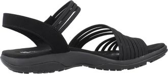 Skechers Femme, Chaussures, Noir, Taille: 36 EU Slim Coffee Sandales Plates