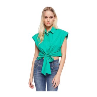 Gaud&igrave; &Auml;rmellose Bluse - - Blouses & Shirts - Damen - Gr&uuml;n - M