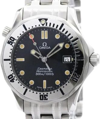 Omega unisex, Pre-owned, Noir, Taille: ONE Size Pre-owned Seamaster 2562.80 Montre-bracelet