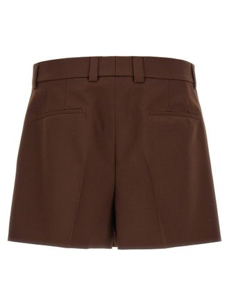 Gucci Wool Twill Shorts - Brown
