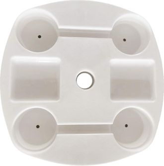 Generic Tisch BBRELLO - Drink Regenschirm am Pool, Tablett f&uuml;r den | Terrassen-Farb-Organizer, Tablettst&auml;nder f&uuml;r den Au&szlig;enbereich im Garten, Tischst&auml;nder Reg