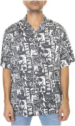 Carhartt Work in Progress Homme, Chemises, Noir, Taille: S Geo Shirt