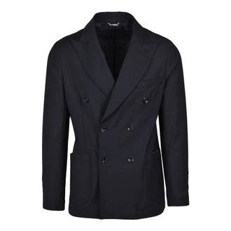 Les Hommes Doppiopetto Jacket - - Jackets - Herren - Schwarzk - M