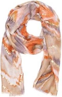 Queen Helena SC026 SC026 &Eacute;charpe douce et l&eacute;g&egrave;re, Gris et kaki, Taille unique