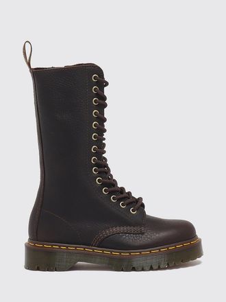 Dr. Martens Bottes de combat 1B99 Bex en cuir mi-mollet avec zip lat&eacute;ral