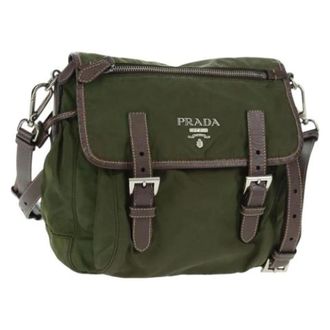 Prada Sac bandouli&egrave;re Vintage Pre-owned - Femme - Pre-owned - Vert - Taille: ONE Size