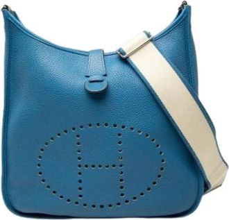 Herm&egrave;s Sac bandouli&egrave;re Evelyne III Pre-owned - Femme - Pre-owned - Bleu - Taille: ONE Size