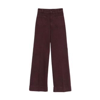 Victoria Beckham Femme, Jeans, Violet, Taille: W28 Wide Jeans