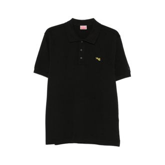 Kenzo Jumping Tiger Slim Polo - - Tops - Herren - Schwarzk - S