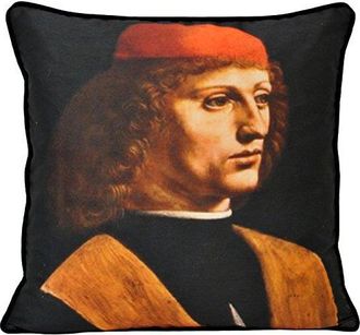 Riva Paoletti Riva Startseite Leonardo Musiker Kissenbezug (45x45cm) (Multi)