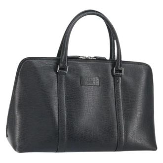 Gucci Pre-owned Vintage Lederhandtasche - - Pre-owned - Damen - Schwarzk - ONE SIZE