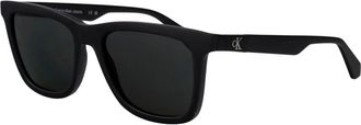 Calvin Klein Jeans unisex, Accessoires, Noir, Taille: 54 MM Rectangle Lunettes de soleil