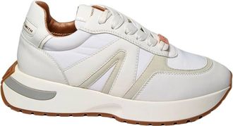 Alexander Smith Femme, Chaussures, Blanc, Taille: 37 EU Pelle Baskets