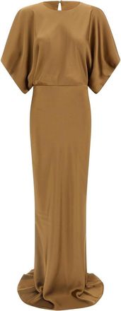 Norma Kamali Robe Au Genou - Beige