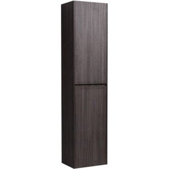 Puma Naturel - Natural Verona Hochschrank aus dunklem Holz mit zwei T&uuml;ren, 40x30x170cm (VERONAV40TD)