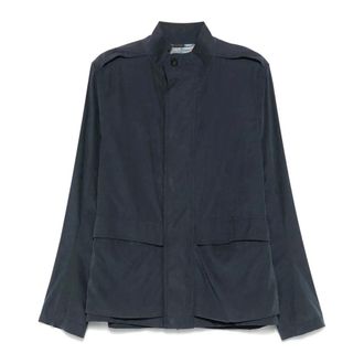 Emporio Armani Blouson-Jacke mit Martingal-Riegel - - Jackets - Herren - Blau - 2XL
