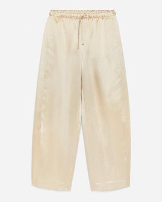 Arket Satinhose Mit Kordelzug -Beige