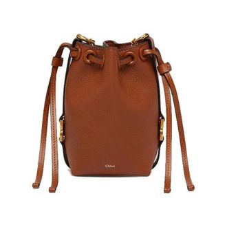 Chlo&eacute; Sac seau en cuir de veau - Femme - Sacs - Brun - Taille: ONE Size