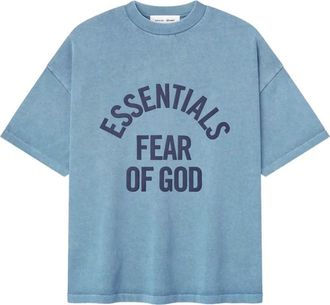 Fear of God Homme, Tops, Bleu, Taille: L Campus 90s Short Sleeve Tee