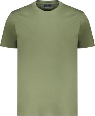 Paul & Shark Homme, Tops, Vert, Taille: S Basic T-shirt