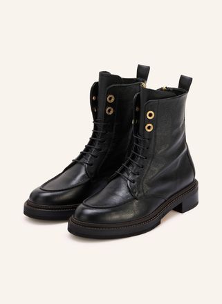 Pertini Schn&uuml;rboots schwarz