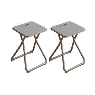 Generic Klappstuhl Camping Leicht Klein Faltbar 2er Set Hoher Belastbarkeit Klappst&uuml;hle Garten mit Metallrahmen Platzsparend f&uuml;r G&auml;ste K&uuml;che B&uuml;ro Hochzeit Par