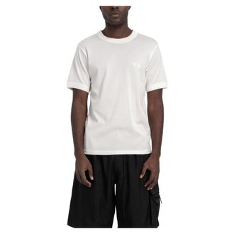 Yohji Yamamoto Homme, Tops, Blanc, Taille: M Slim Short Sleeve Tee