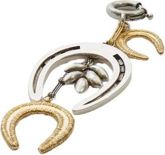 Isabel Marant Porte-cl&eacute;s bicolore fer &agrave; cheval