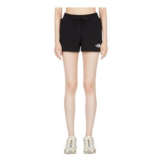 The North Face Logo Applique Shorts - - Sport - Damen - Schwarzk - XS