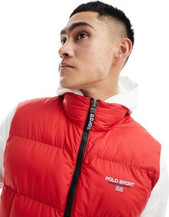 Polo Ralph Lauren Sport Capsule - Doudoune sans manches - Rouge