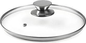 Ibili 971632 - Glasdeckel, Knauf aus Edelstahl, 32 cm