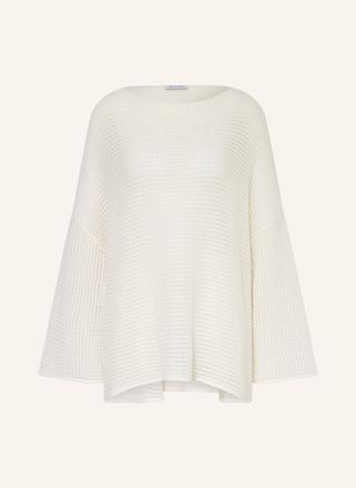 Mrs & Hugs Mrs & Hugs Oversized-Pullover Mit Cashmere weiss