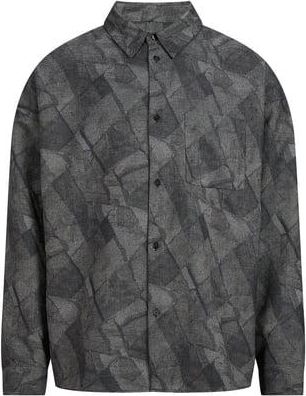 Maison Kitsun&eacute; Chemise oversize imprim&eacute;e