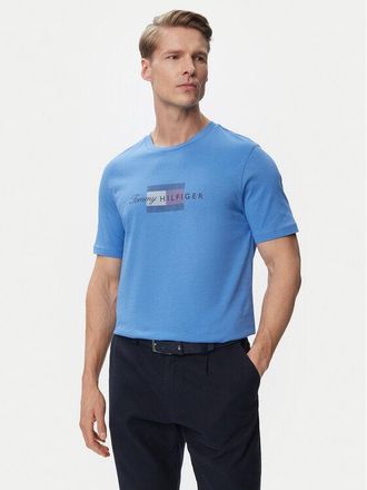 Tommy Hilfiger T-Shirt MW0MW43226 Blau Regular Fit