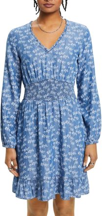 Esprit Damen 023CC1E317 Kleid, 902/Blue Medium Wash, M