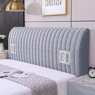 Generic Gesteppter, gepolsterter Kopfteilbezug, strapazierf&auml;higer Bettrahmenschutz, einfach anzubringen und zu reinigen, maschinenwaschbar, ideal f&uuml;r Zuhause.